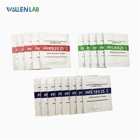 Ph Calibration Buffer Solution Powder For Ph Meter Measure Calibration Ph Measure Calibration