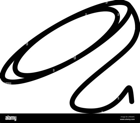 Twisted Lasso Icon Outline Twisted Lasso Vector Icon For Web Design