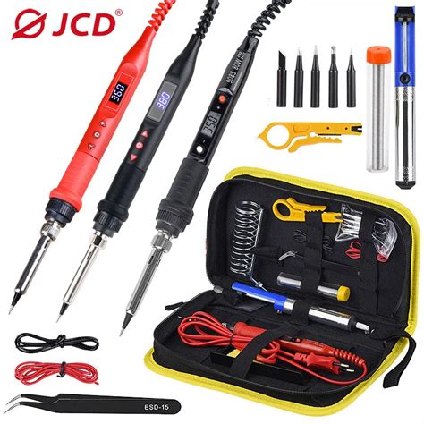 JCD Kit De Fer Souder Portable Avec Affichage Num Rique LCD Temp Rature