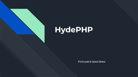 Abdul Waheed On Linkedin Hydephp Laravel Staticsitegenerator Webdevelopment Developertools