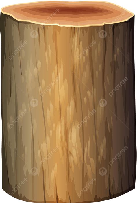 A Big Log Cut Wood Illustration Vector Cut Wood Illustration Png And