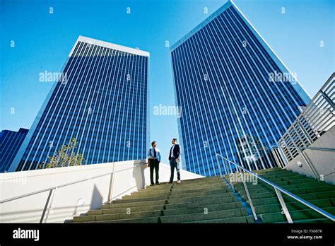 Black Businessmen Talking Standing Hi Res Stock Photography And Images
