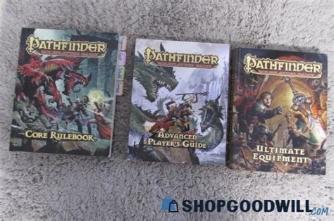 3 Pathfinder Roleplaying Game Guide Books