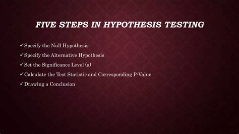 Hypothesis Testing PPTX