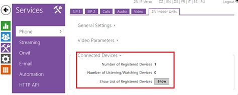 2n® Indoor Touch 20 How To Setup Call Fromto 2n Ip Intercom Faq