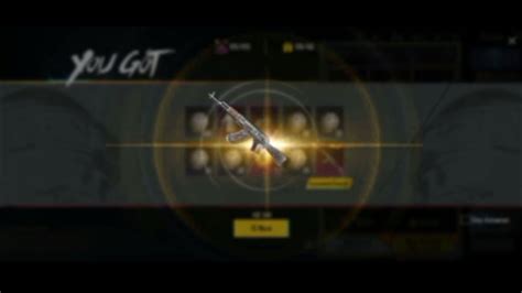 Pubg Mobile Akm Crate Opening Youtube