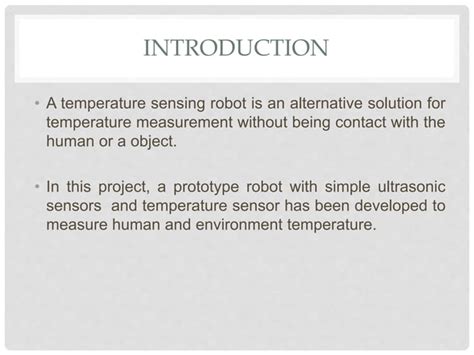 Temperature Sensing Robotpptx