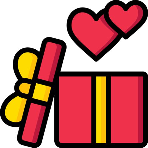 Icono De Caja De Regalo Basic Miscellany Lineal Color