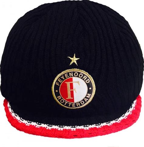 Feyenoord Muts Zwart Bol