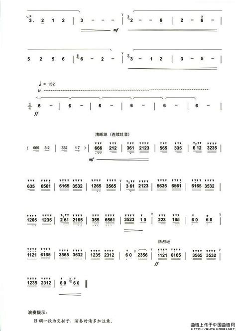 采花笛子谱洞箫谱器乐乐谱中国曲谱网