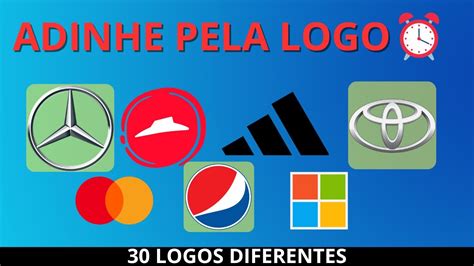 QUIZ ADIVINHE A MARCA PELA LOGO 30 LOGOS FAMOSAS YouTube