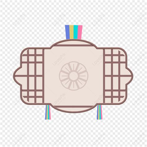 한국 일러스트 전통 문양 그레이 스트라이프 펜던트 테두리비타민표준어 Png 일러스트 무료 다운로드 Lovepik