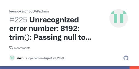 Unrecognized Error Number 8192 Trim Passing Null To Parameter 1
