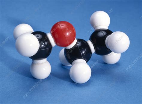 Methoxyethane Molecule Stock Image A504 0107 Science Photo Library
