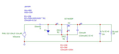 Circuito Limitador De Corriente Con MOSFET De Canal P