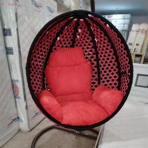 خرید و قیمت تاب ریلکسی مدل حصیری قرمز مشکی ترب