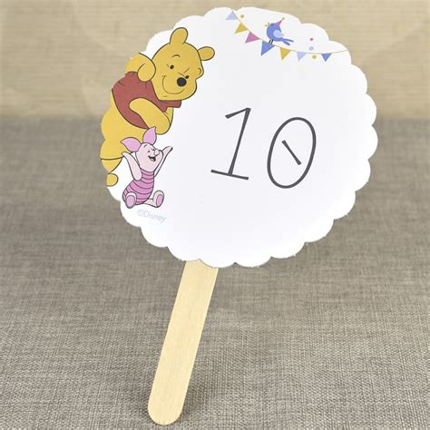 Numere De Masa Botez Haioase Cu Winnie The Pooh Si Purcelus 1729