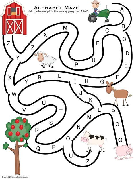 Fun Tracing Mazes Pre Writing For Kindergarten Skills