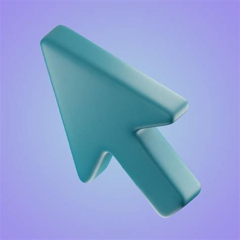 Premium Photo Premium Cursor Icon 3d Rendering On Isolated Background