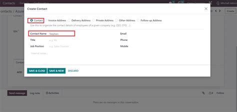 Significance Of Configuring Multiple Address In Odoo 16 Contacts