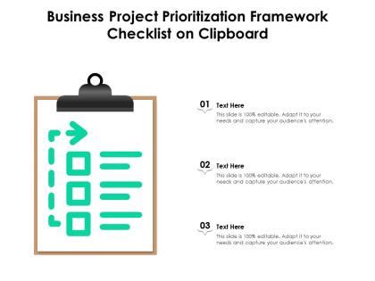 Prioritization Framework SlideTeam