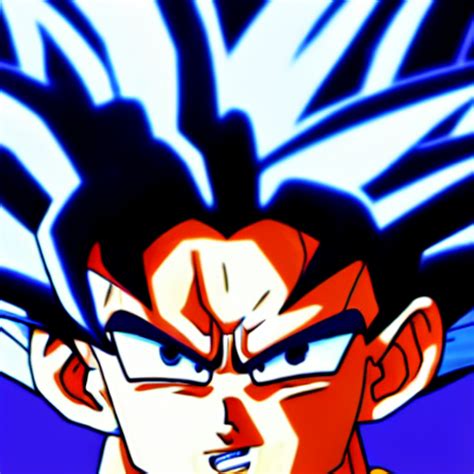 Krea Ai Goku Portrait Ultra Wide Angle Anime Art Beauti