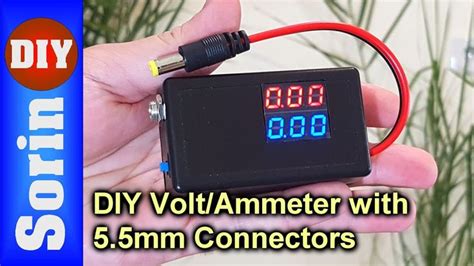 DIY Simple Voltmeter Ammeter With 5 5mm Connectors Electronics Projects Diy Electronics