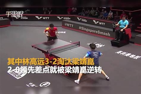 大满贯赛林高远淘汰梁靖崑 樊振东零封对手