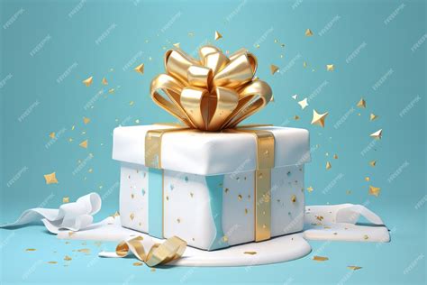 선물 과 함께 복싱 데이 축제 Ai 생성 이미지