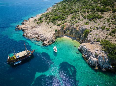 Island Of Plavnik Eco Islet Between Krk And Cres Croatia