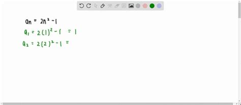 Solved Write Out The First Five Terms Of Each Sequence An N
