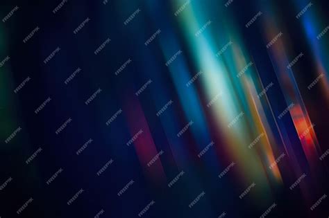 Premium Ai Image Diffraction Grading Effect Overlays Prismatic Color Blurred Light Refraction
