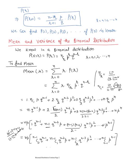 SOLUTION: Binomial distribution in continuous series - Studypool