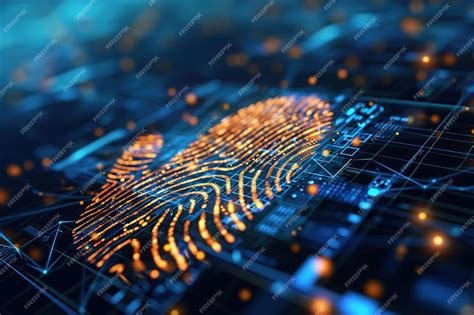 Premium Photo Representing Secure Access Through Biometric Authentication Such As Fingerprints