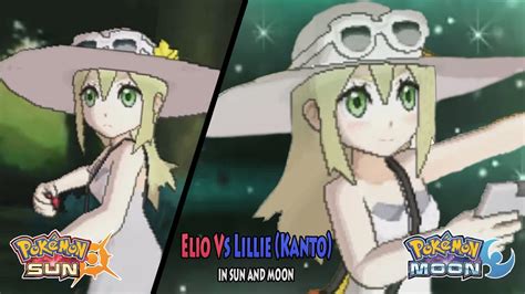 Pokemon Sun And Moon Lillie Return From Kanto Trainer Sun Vs Lillie