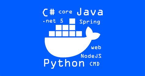 Docker File Dla Go Aspnet Core Net 5 Java Spring Nodejs Python