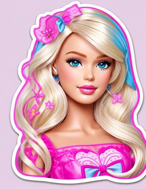 Barbie Cake Topper Free Printable