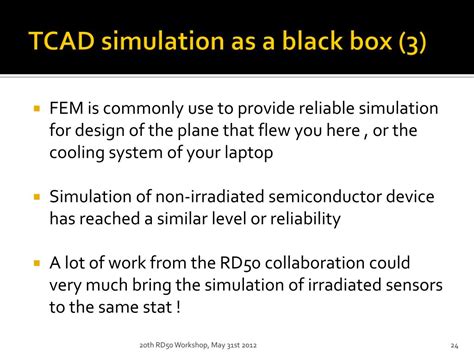 Ppt Tcad Simulation Of Irradiated Silicon Radiation Detector Using