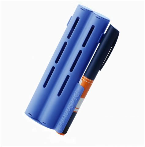 DIASECURE IN BLAU für Insulin Pen Nadeln und Tabletten ist ein