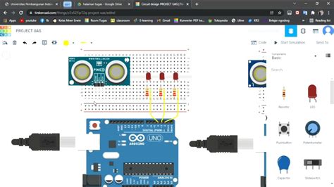 Hc Sr04 Pengukuran Jarak Menggunakan Sensor Ultra Sonik With Arduino Tingkercad Youtube Xxx