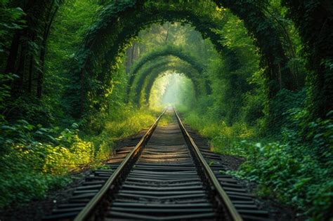 Forest Pathways Rediscovering The Forgotten Railway Premium Ai