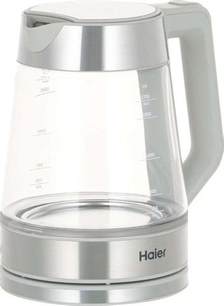 Купить электрический чайник Haier НК-500, Металл/стекло по низкой цене ...