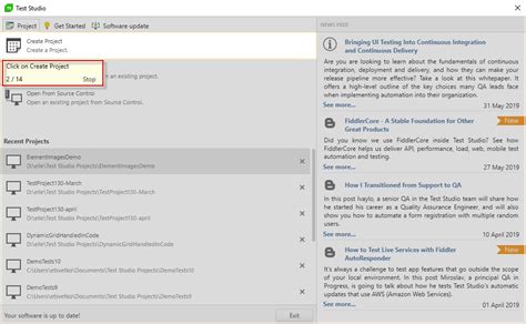 Guided Tutorials Progress Test Studio