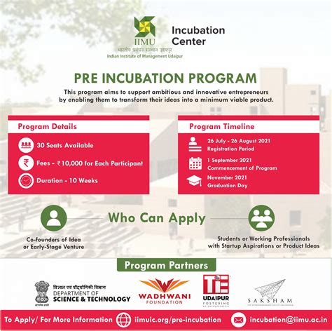 Iimu Pre Incubation Program