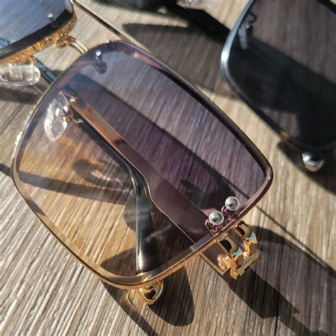 Square Aviator Sunglasses Retro Sunglasses Men Square Etsy