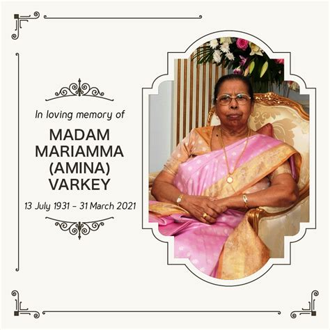 Memoirs Madam M Varkey Shrddhanjali