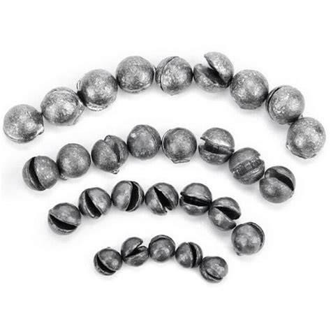 100pcsbox Fishing Sinker Set Weight Tackle Round Grandado