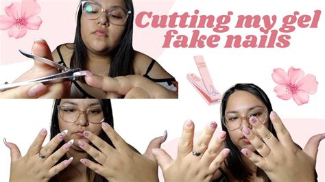 Cutting My Gel Fake Nails Nixxxieluv Clips4sale