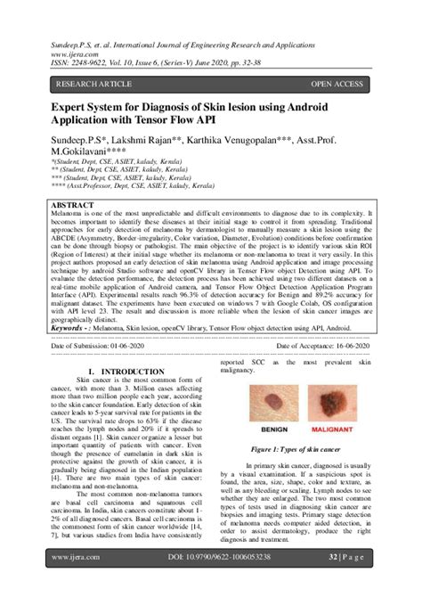 pdf android app for early melanoma detection