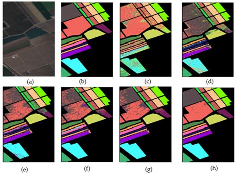 The Classification Results Generated Of Salinas Datasets By Different